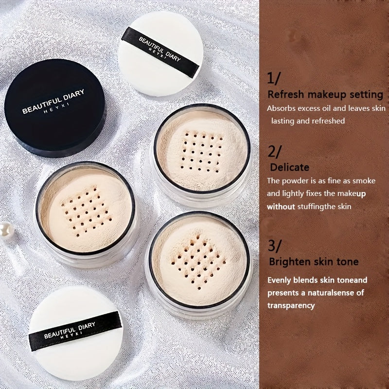 Loose Powder Makeup, Oil Control Matte Medium Coverage for All Skins ...